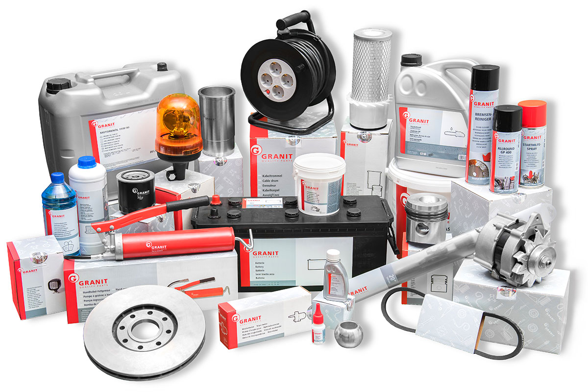 GRANIT PARTS range: replacement parts & accessories for professionals