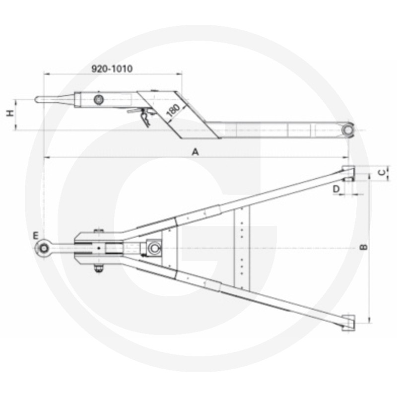 Drawbars • With swivelling drawbar eye • Cranked • Type GSG buy online