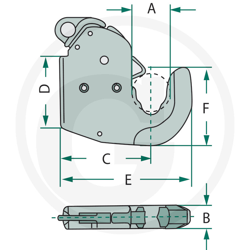 GRANIT Lower link hook