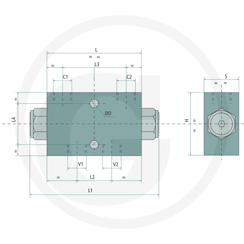 Pipe thread G (BSP), internal control connections type UA buy online