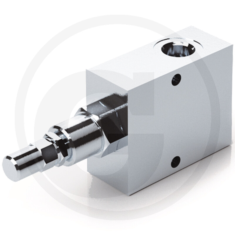 Single valve for line installation, connections on the side buy online